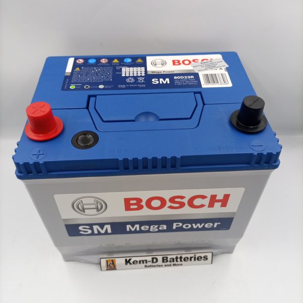 15 Plates Bosch Battery 12V 70Ah - 80D23L 80D23R 80D26L 80D26R - KEM-D ...