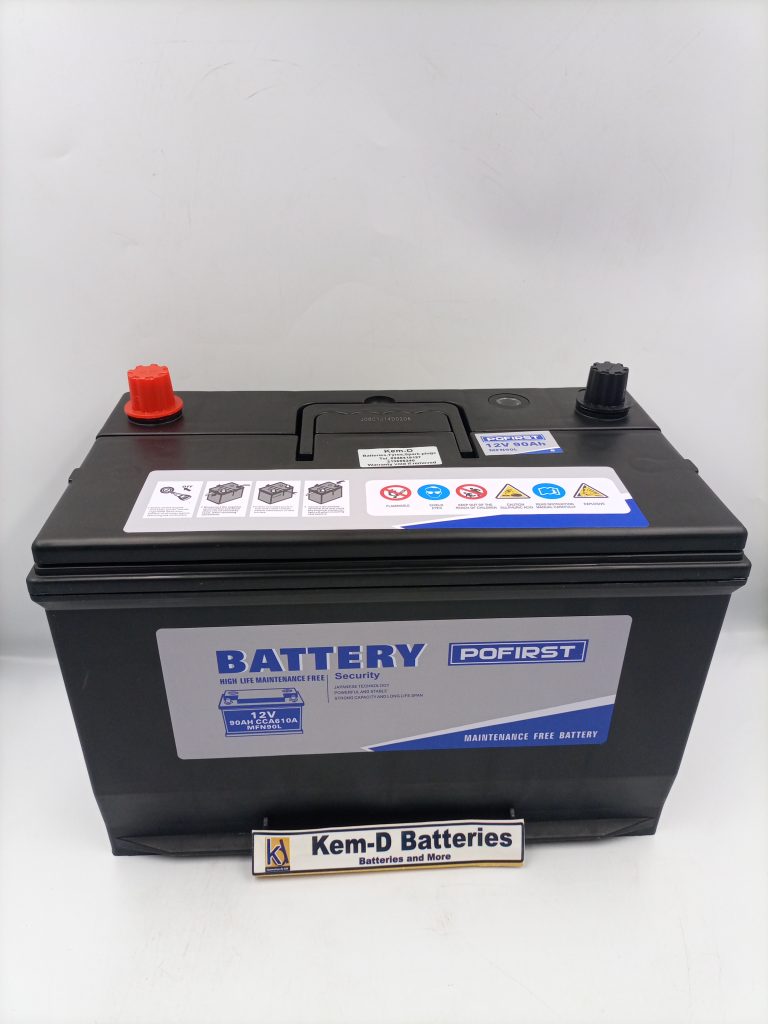 17 Plates Pofirst Battery 12V 90Ah - KEM-D BATTERIES AND TYRES